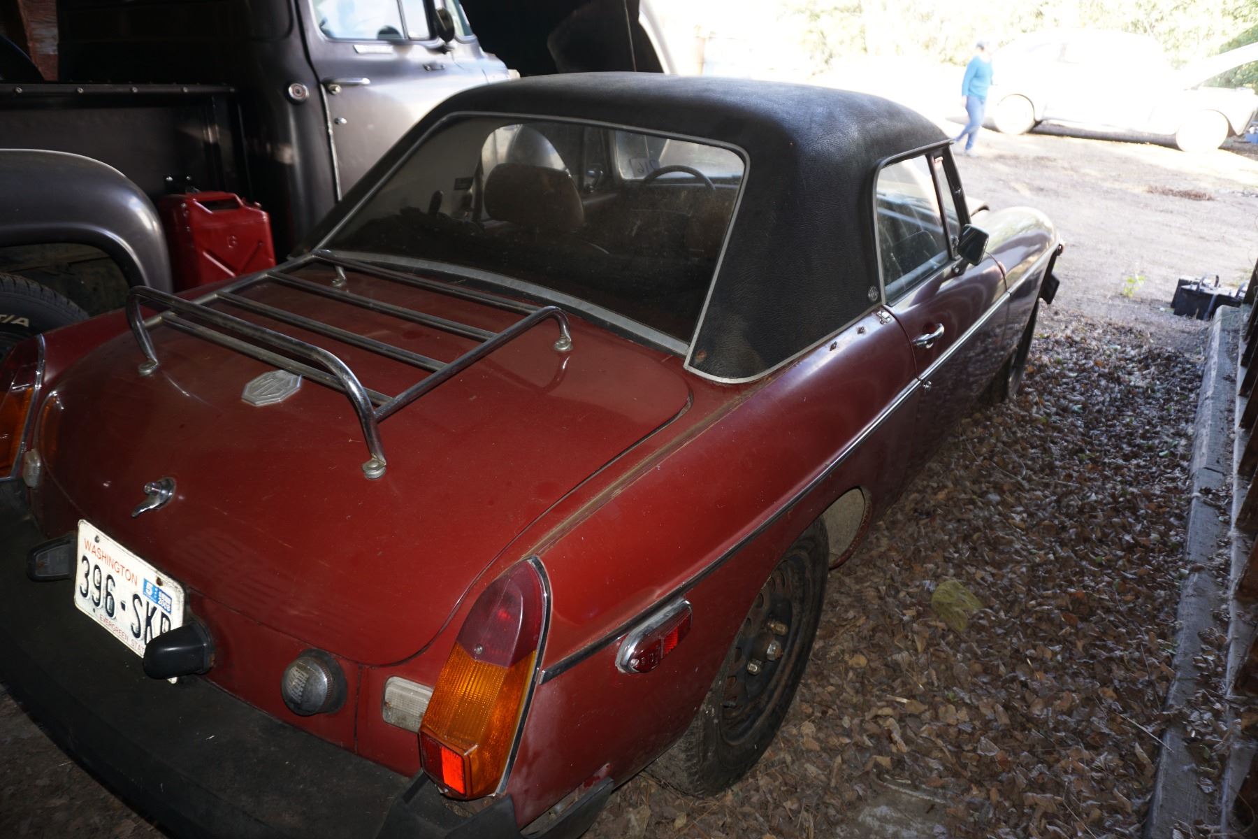 1979 MGB Hardtop Convertible (Was running when parked) S/N GHN5UL486620 ...