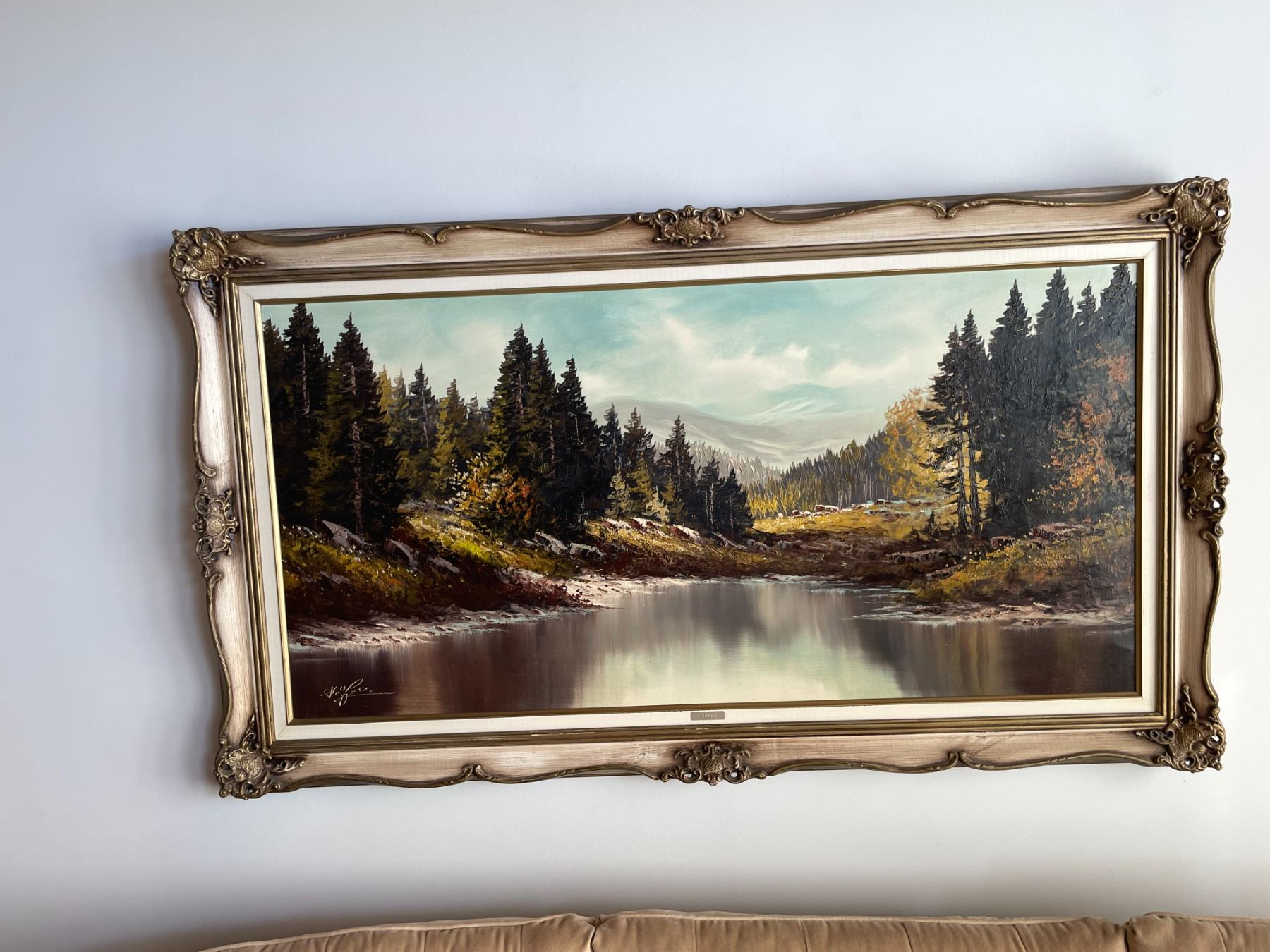 Original Oil Painting by Hofer 1969
