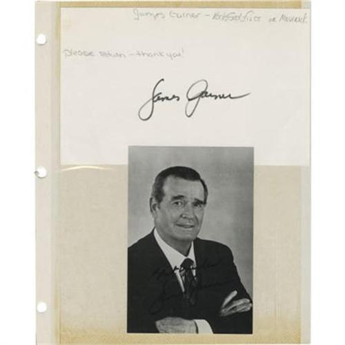James Garner Autograph