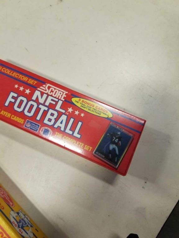 Score Nfl Football 1990 Collector Set Sealed And Score 1990 Major
