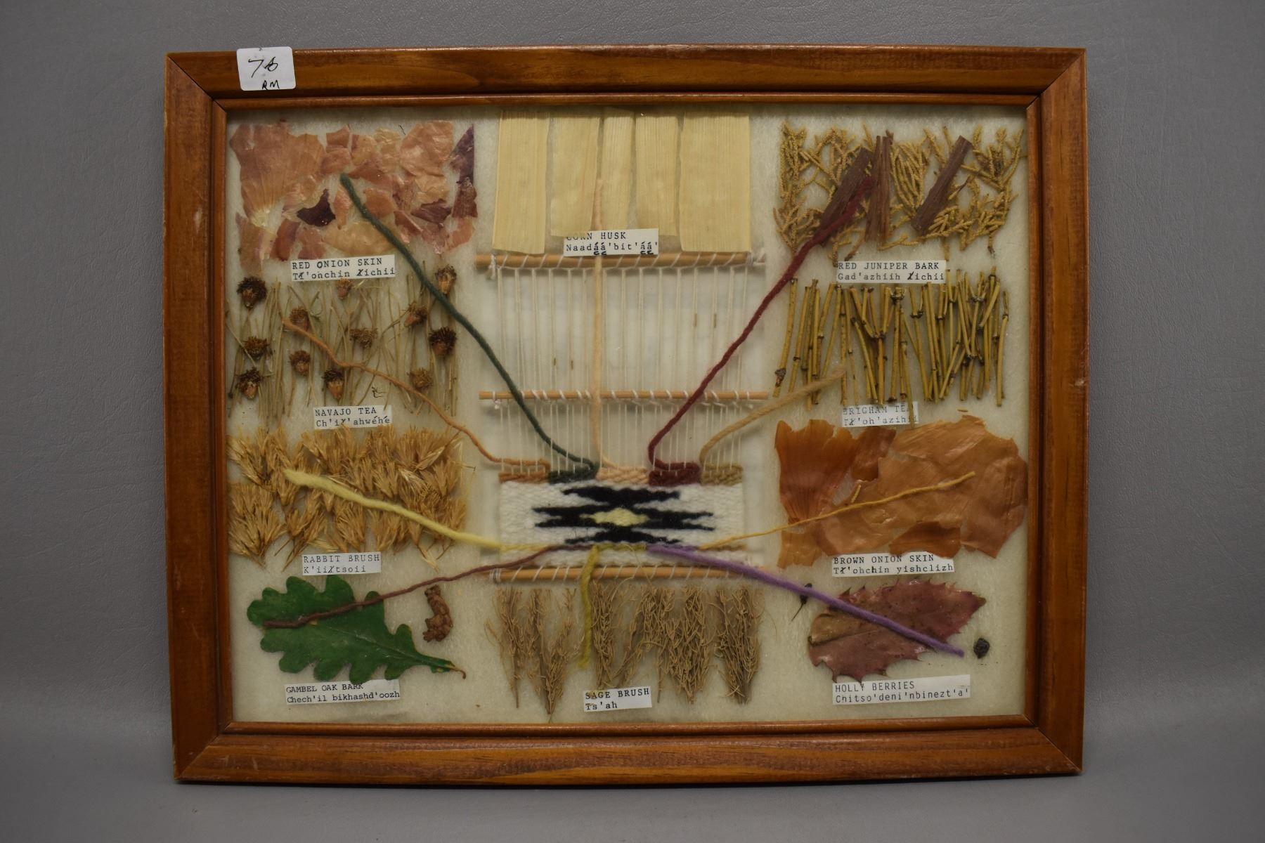 NATIVE AMERICAN NAVAJO DYE CHART