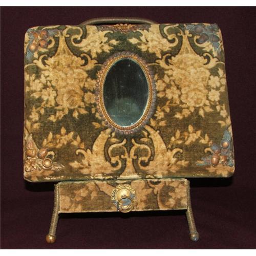 Antique Victorian Velvet Photo Album & Stand #2154144
