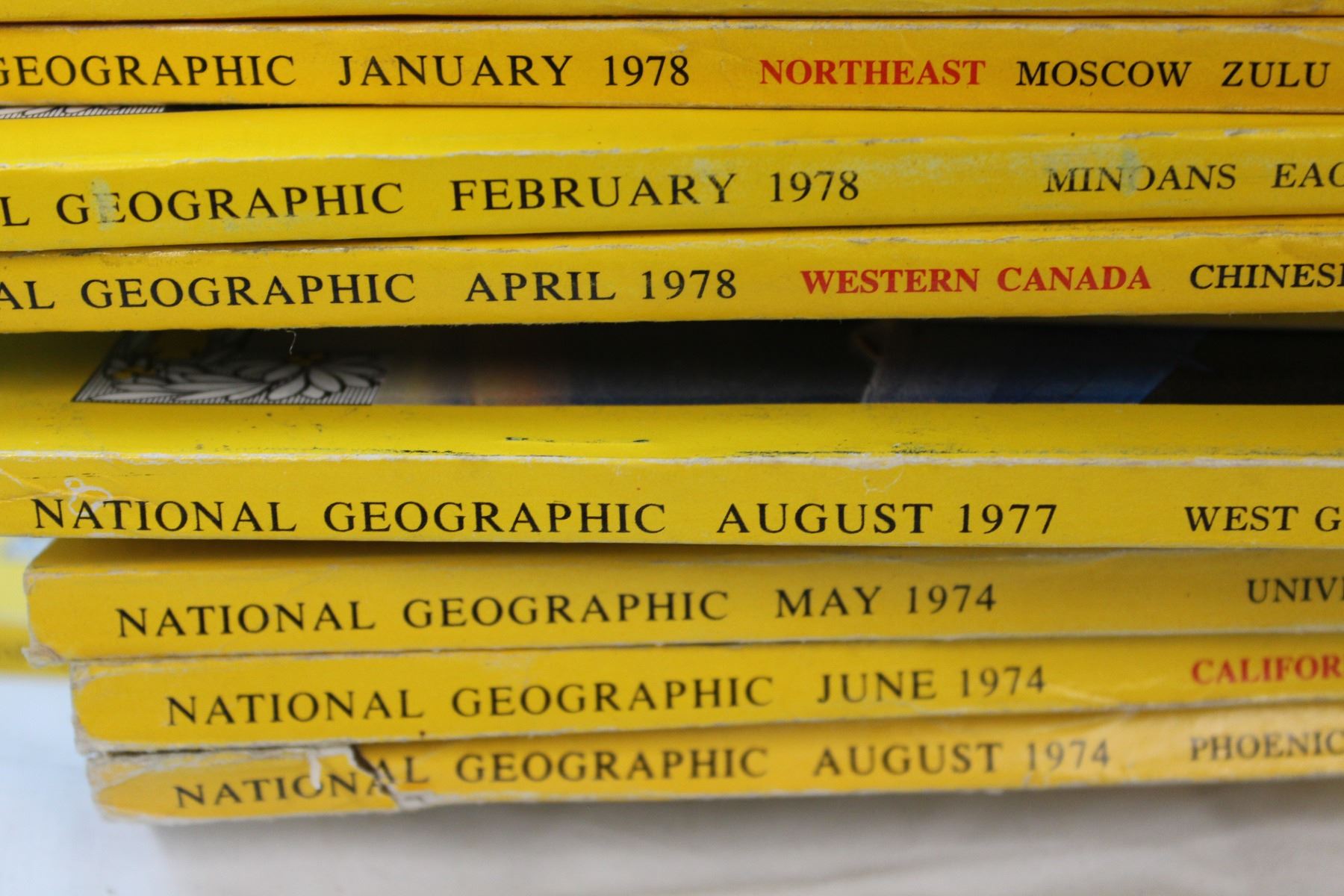 1970s National Geographic magazines (complete 1979 set) - Bodnarus Auctioneering
