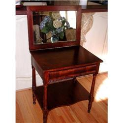 Mahogany Table Flip Top With Mirror C.1850 #2124571