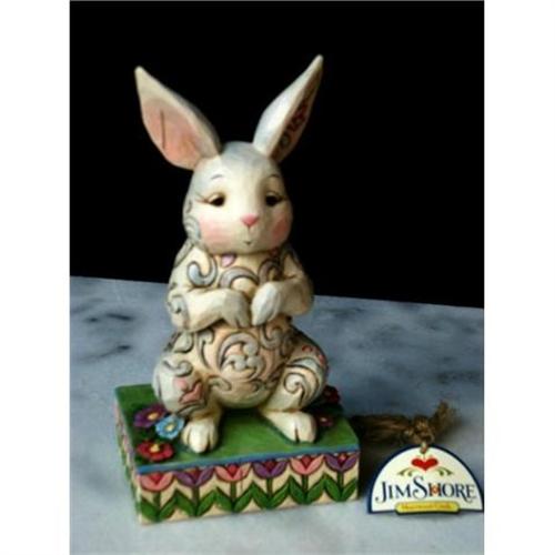 JIM SHORE ENESCO BUNNY RABBIT STATUE #2148543