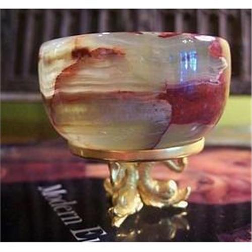 Neoclassical Marble Salt Cellar Dolphin Base #2135190
