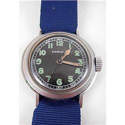 WWII 1940's HAMILTON 17j Mens MILITARY Watch #2146908