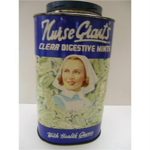 Nurse Grant's Clear digestive Mints English Tin#2160676