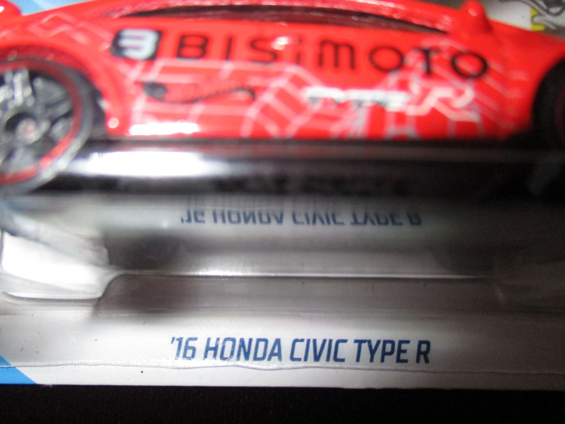 COLLECTIBLE: HOT WHEELS 2016 HONDA CIVIC TYPE R