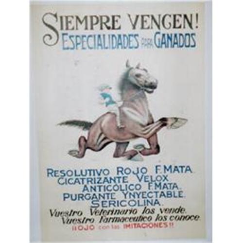 Original Vintage Spanish Advertising Poster #2156106