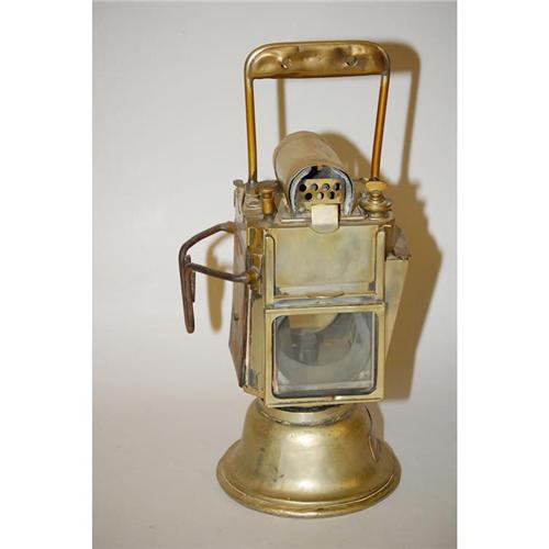BREVETE S.G.D.G. BRASS AUTO LANTERN - 19TH-EA