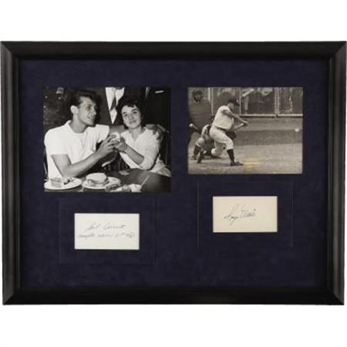 1980's Roger Maris & Sal Durante Signed Index Ca