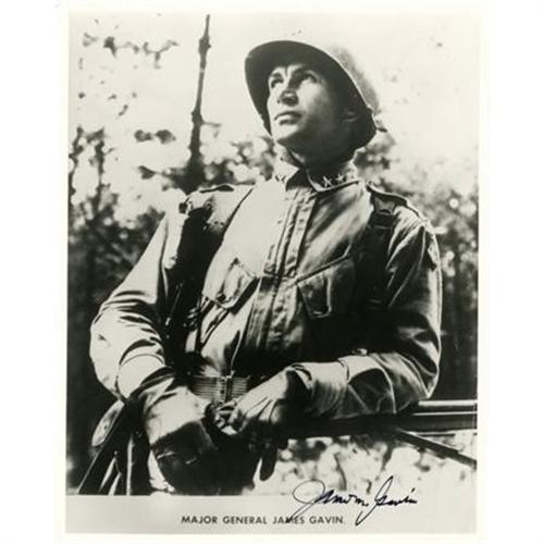 Major General James M. Gavin Signed Photo