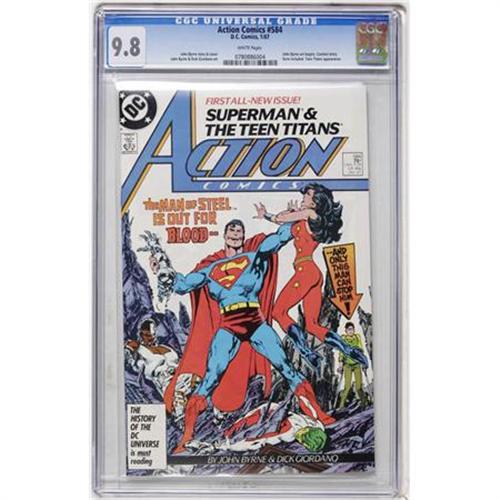 Action Comics #584 (DC, 1987) CGC NM/MT 9.8