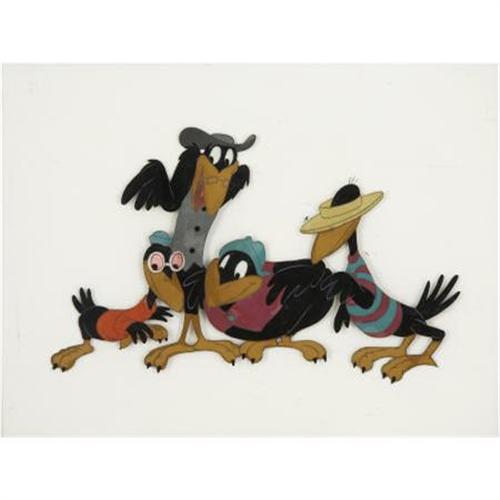 Dumbo Crows Production Cel Original Art