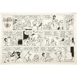 Bob Montana - Archie Sunday Comic Strip Original