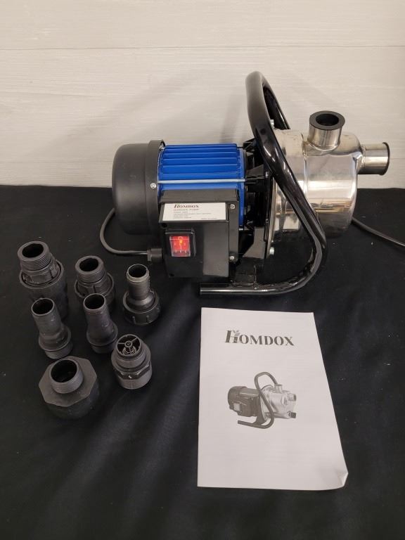 HOMDOX 1.6HP Stainless Steel Garden Water Pump