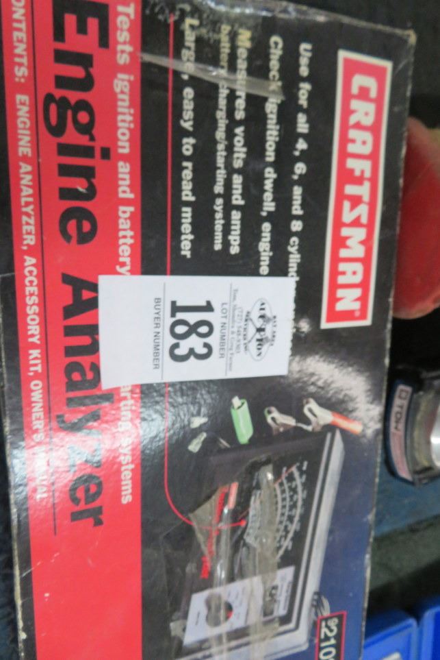 Craftsman Engine Analyzer, Standard Trailer Hitch & Shop Light