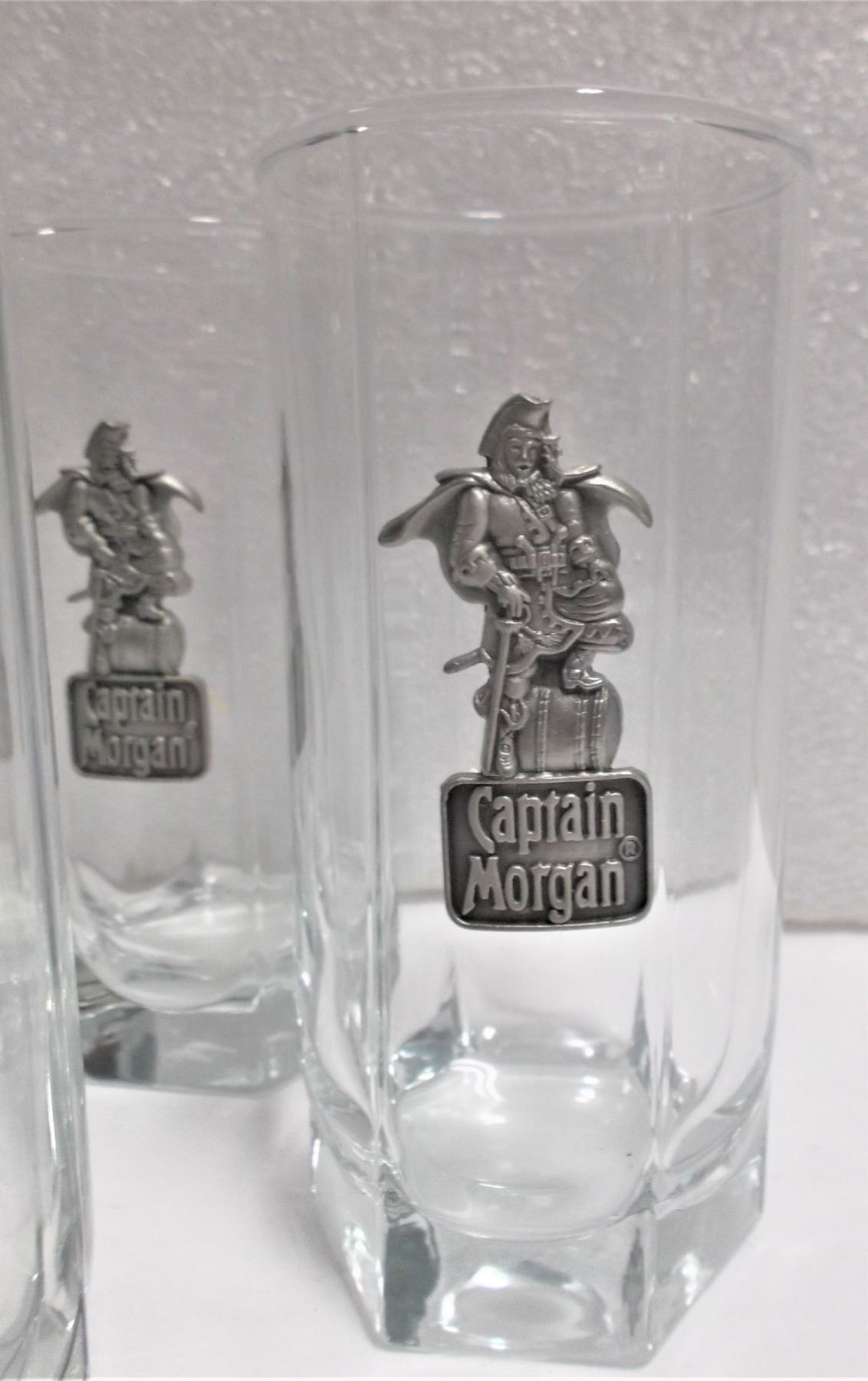 Four Captain Morgan Drink Glasses
