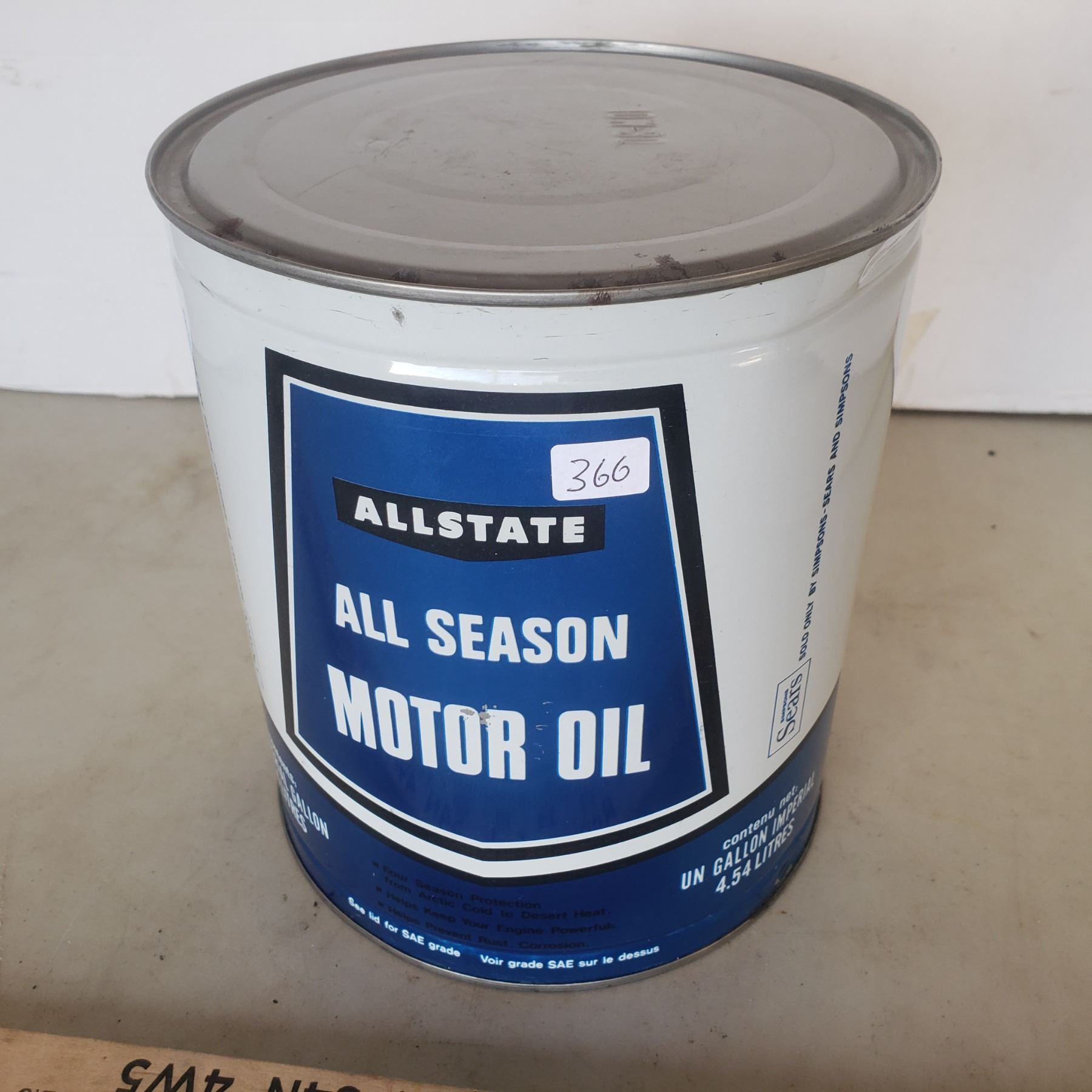 Allstate All season motor oil 1 Gallon