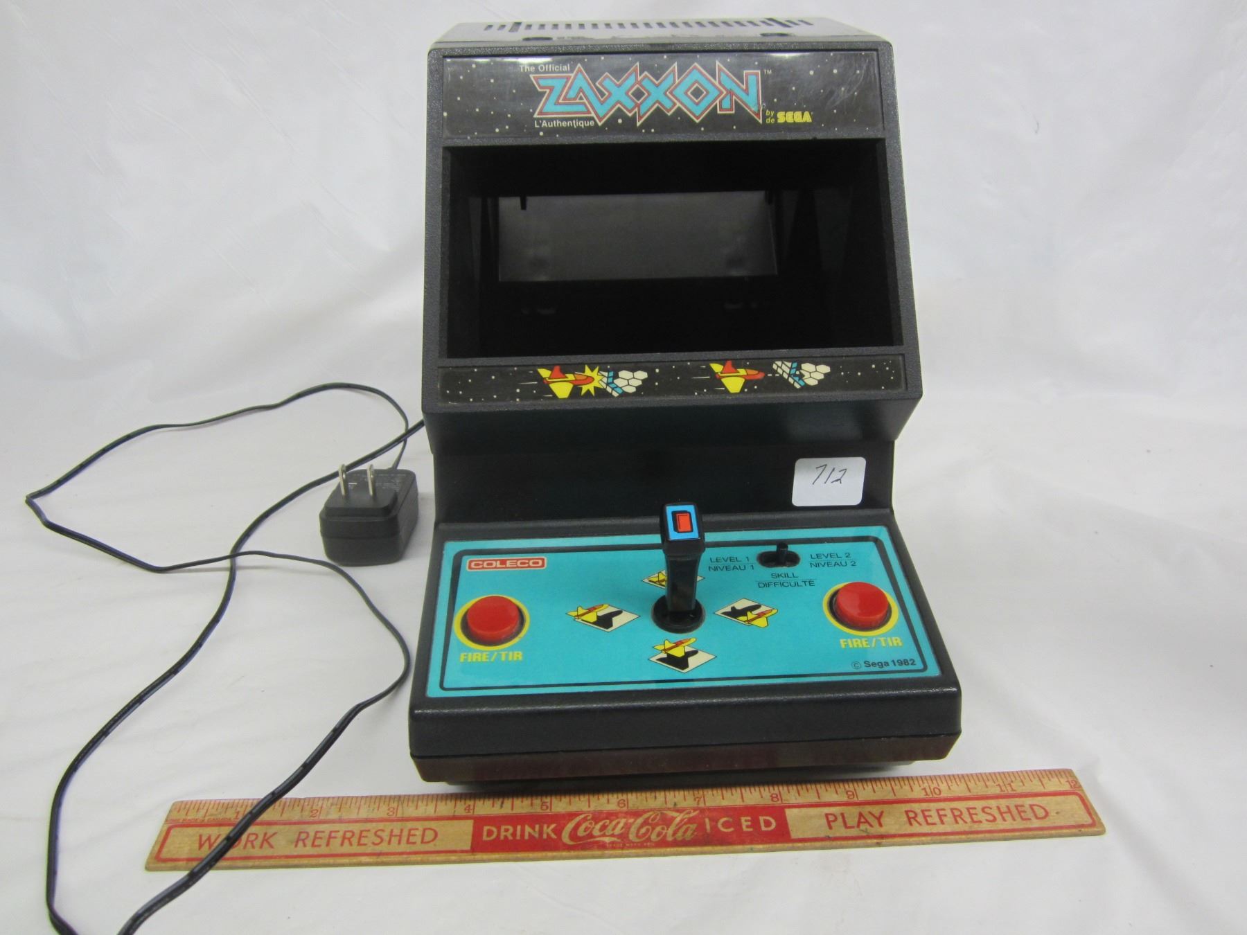 Working Zaxxon Table Top Video Game by Coleco