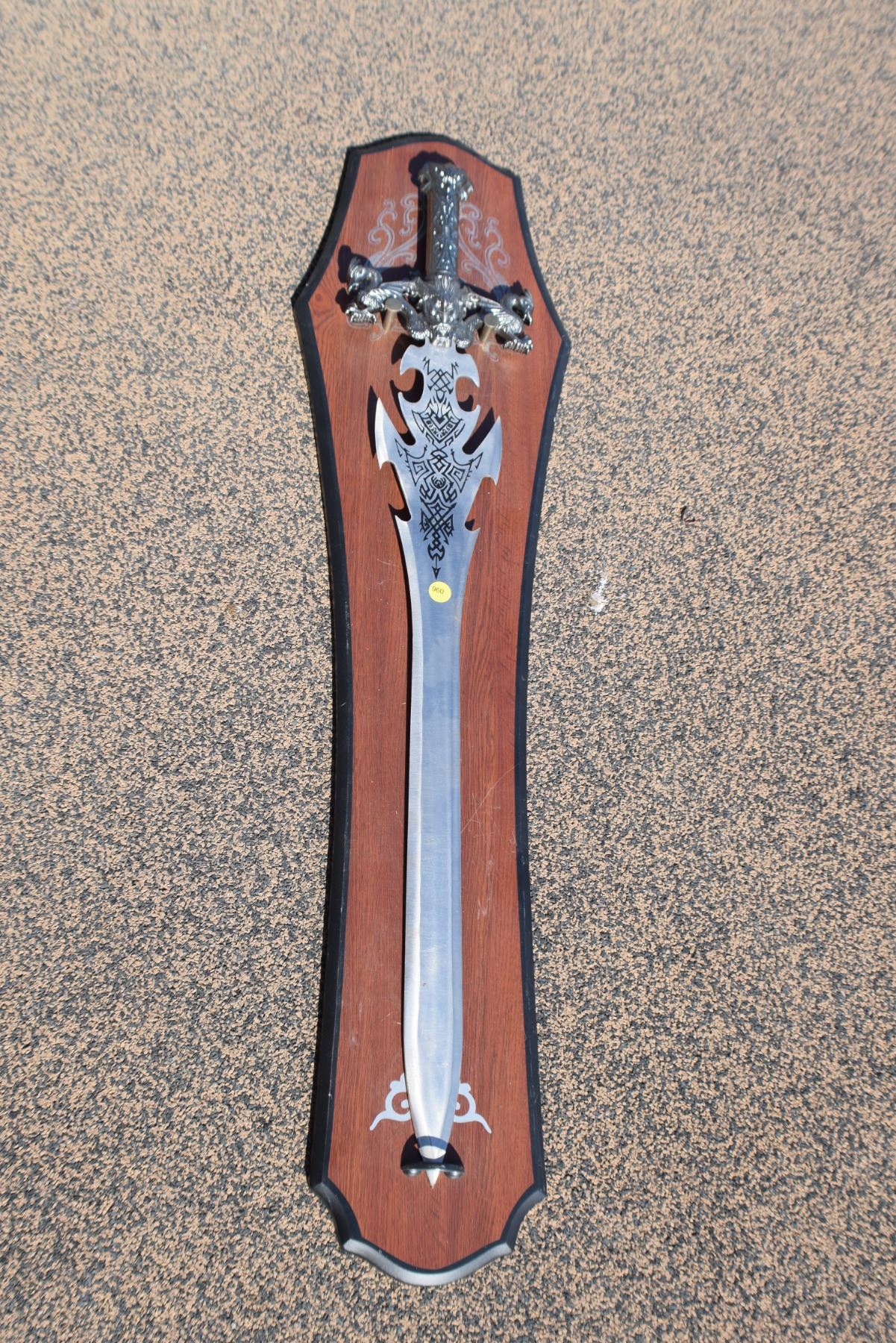 Ornate Sword Wall Decoration - Schmalz Auctions