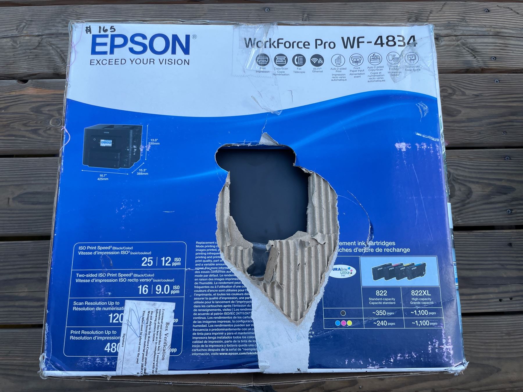 Epson WorkForce Pro WF-4834 All-in-One duplex Printer (print, copy ...