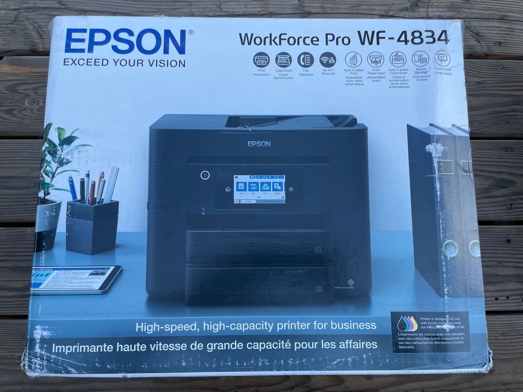 Epson WorkForce Pro WF-4834 All-in-One duplex Printer (print, copy ...