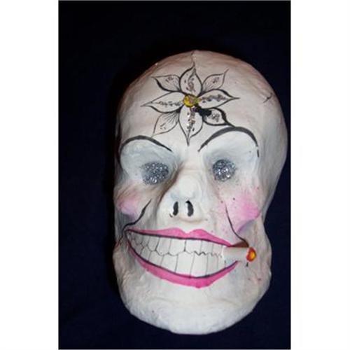 Vintage Mexican Papier Mache Dead Head #2240650