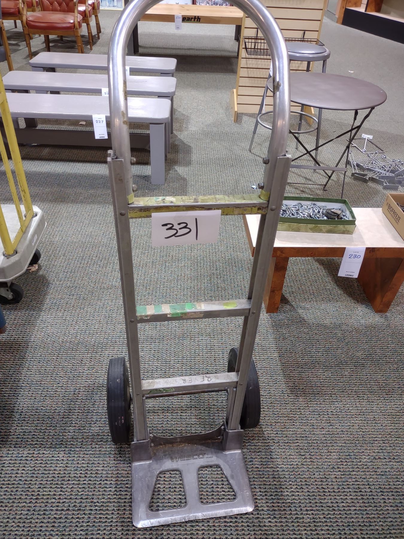 WESCO ALUMINUM 2 WHEEL DOLLY