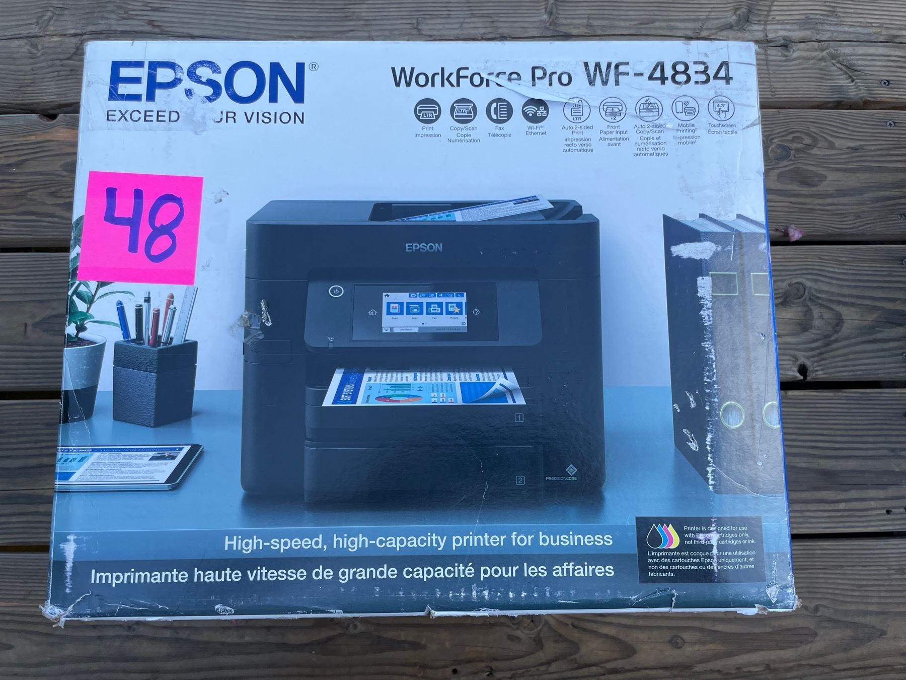 Epson WorkForce Pro WF-4834 All-in-One duplex Printer (print, copy ...