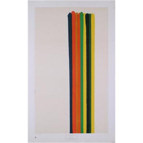 Morris Louis Color Line 1972 Offset Lithograph #2200975