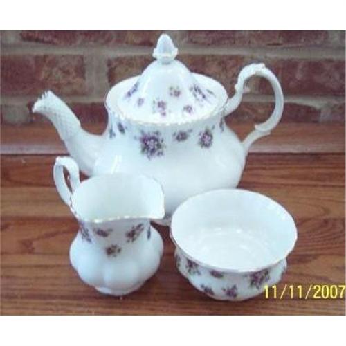 Royal Albert Sweet Violets Tea Set #2215122
