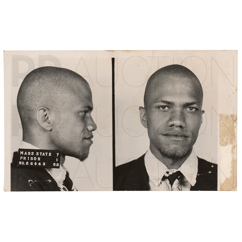 Malcolm X Original Mug Shot