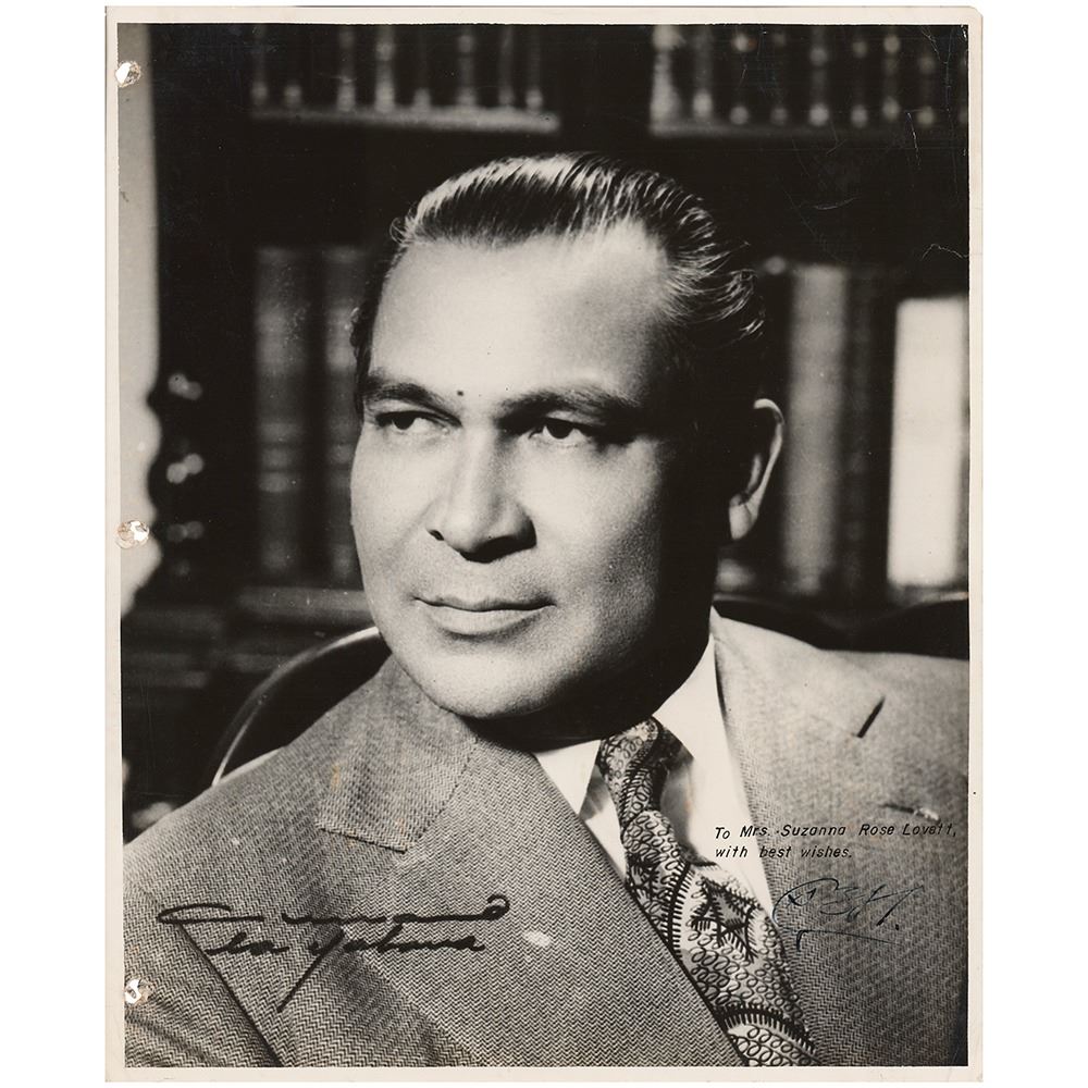 Fulgencio Batista Signed Photograph
