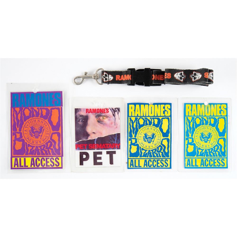 Ramones (4) Backstage Passes