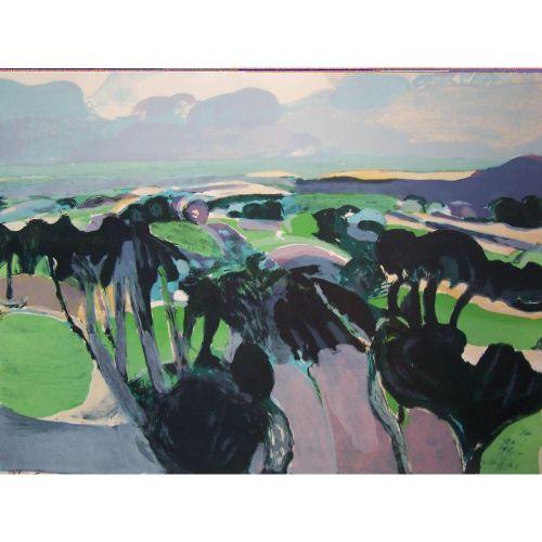 ROGER MUHL H.Sig Lithograph French Art