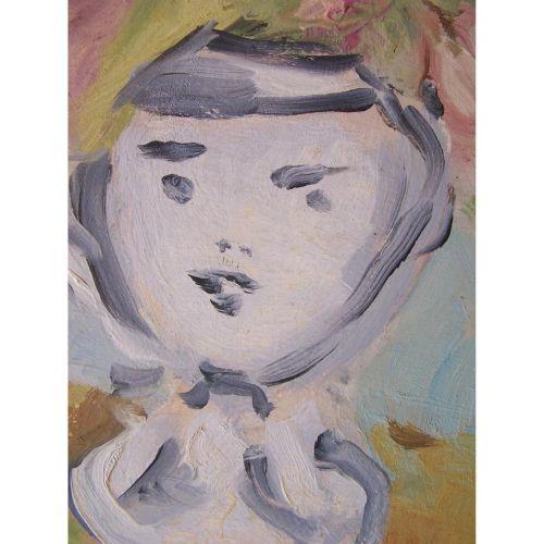 MARCEL VERTES Oil Painting French Art Flowers