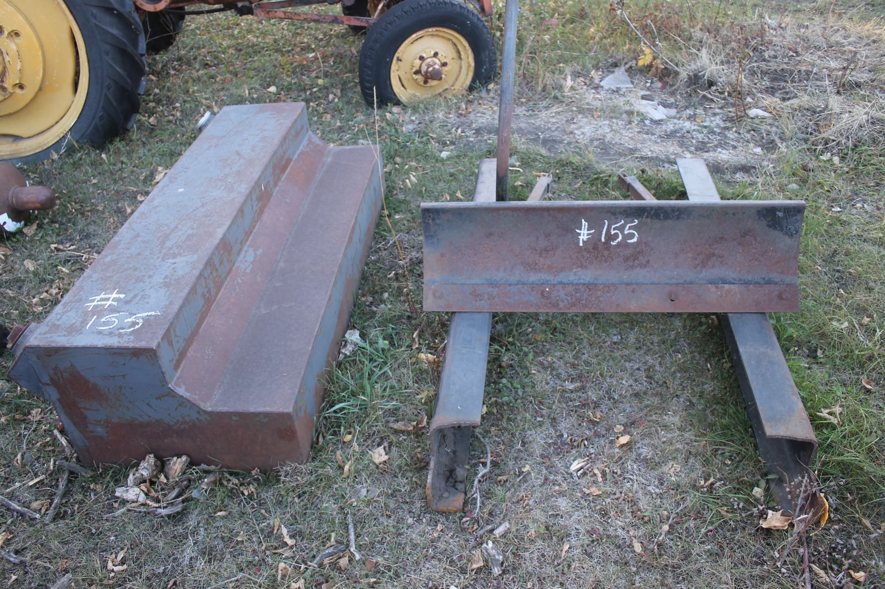 Fuel Tank; Dozer Blade; Metal Barrel