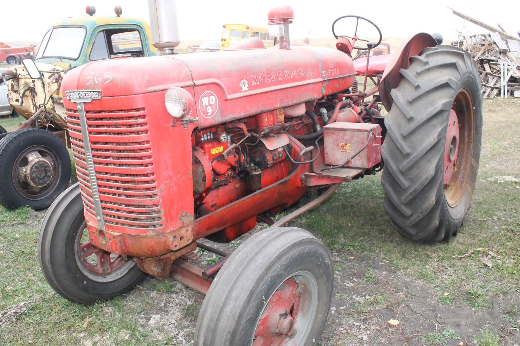 McCormick-Deering WD9 Tractor s/n WDCB54694W12B 4cyl Gas/Diesel; PTO ...