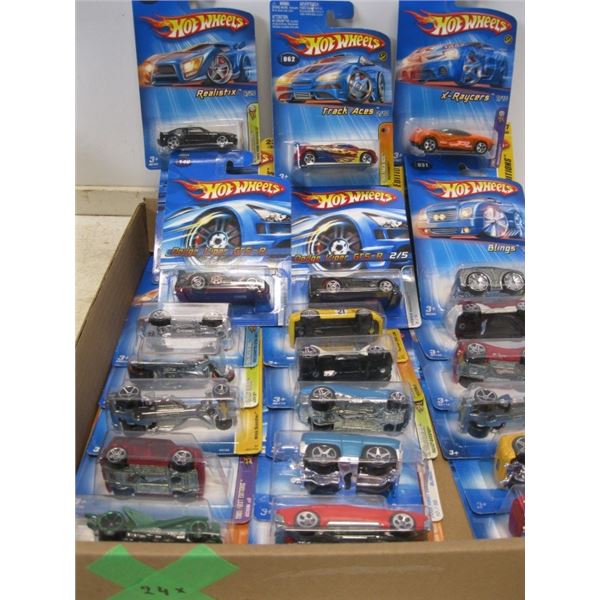24 New Hot wheels