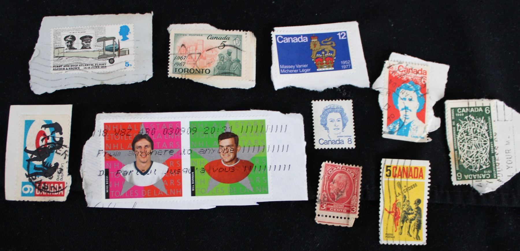 11 Vintage Postage stamps - Louis Riel, Toronto 1867/1967, Alcock ...