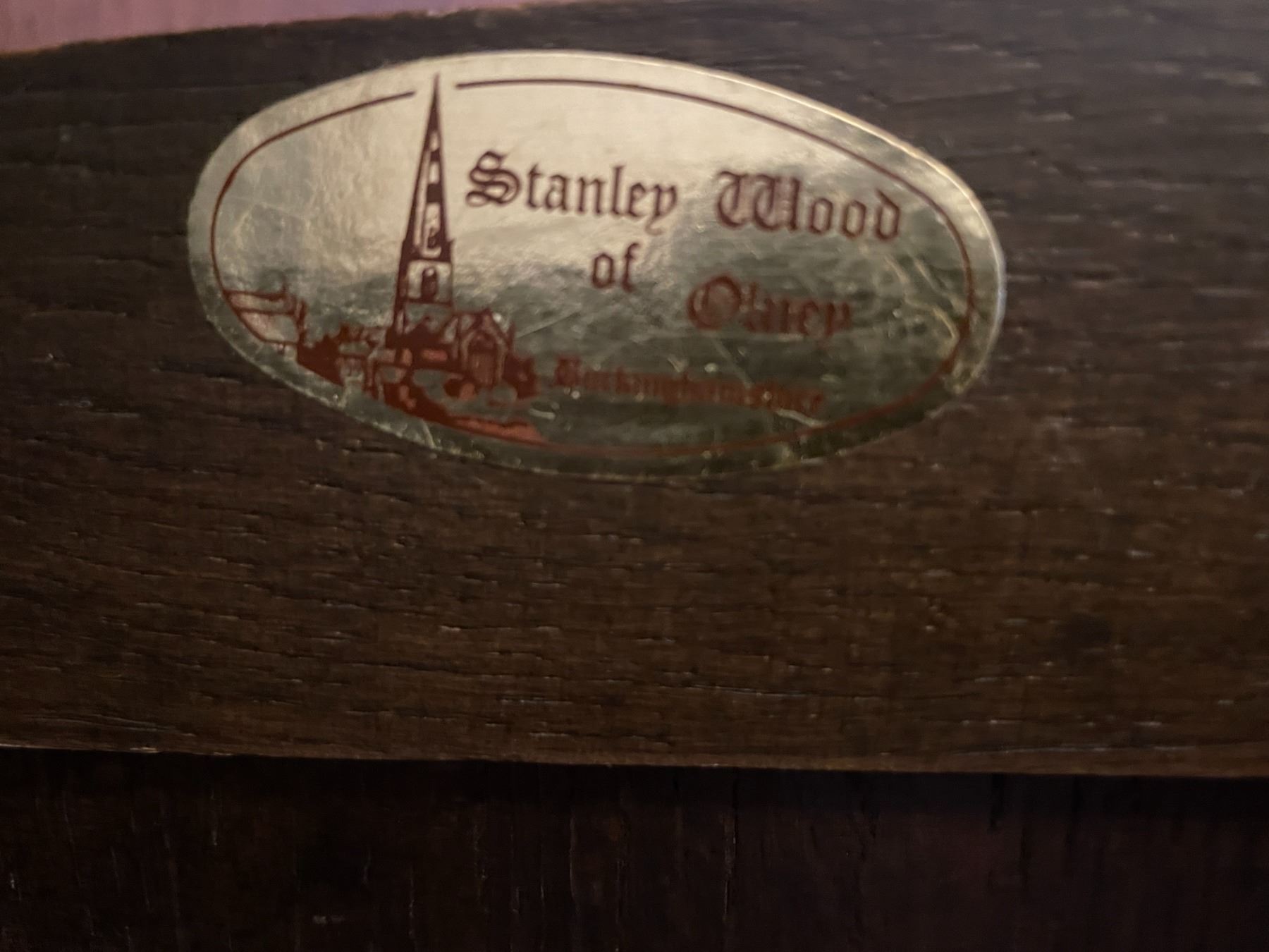 Stanley Wood of Olney - Buckinghamshire - Corner Curio Cabinet
