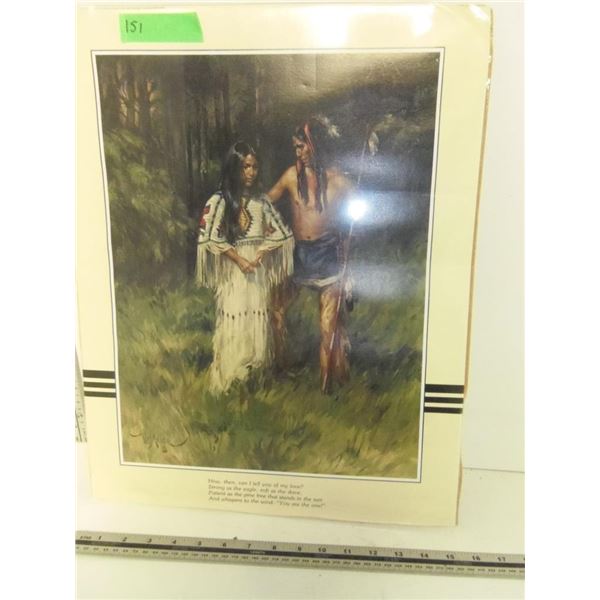 Vel Miller Print with First Nation Couple