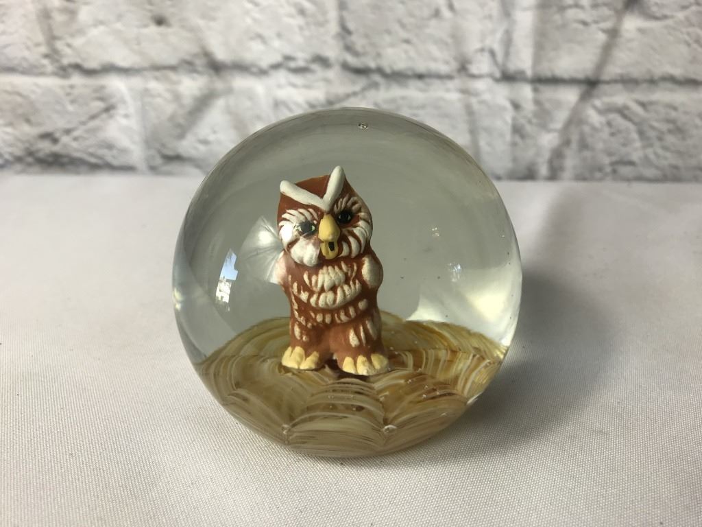 Owl Paperweight- Paragon Glass Works