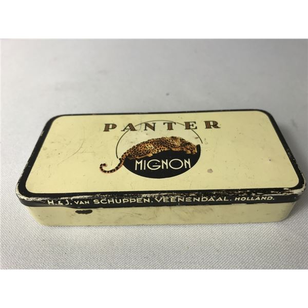 Panther Mignon 10 Pack Cigarette Tin 4''