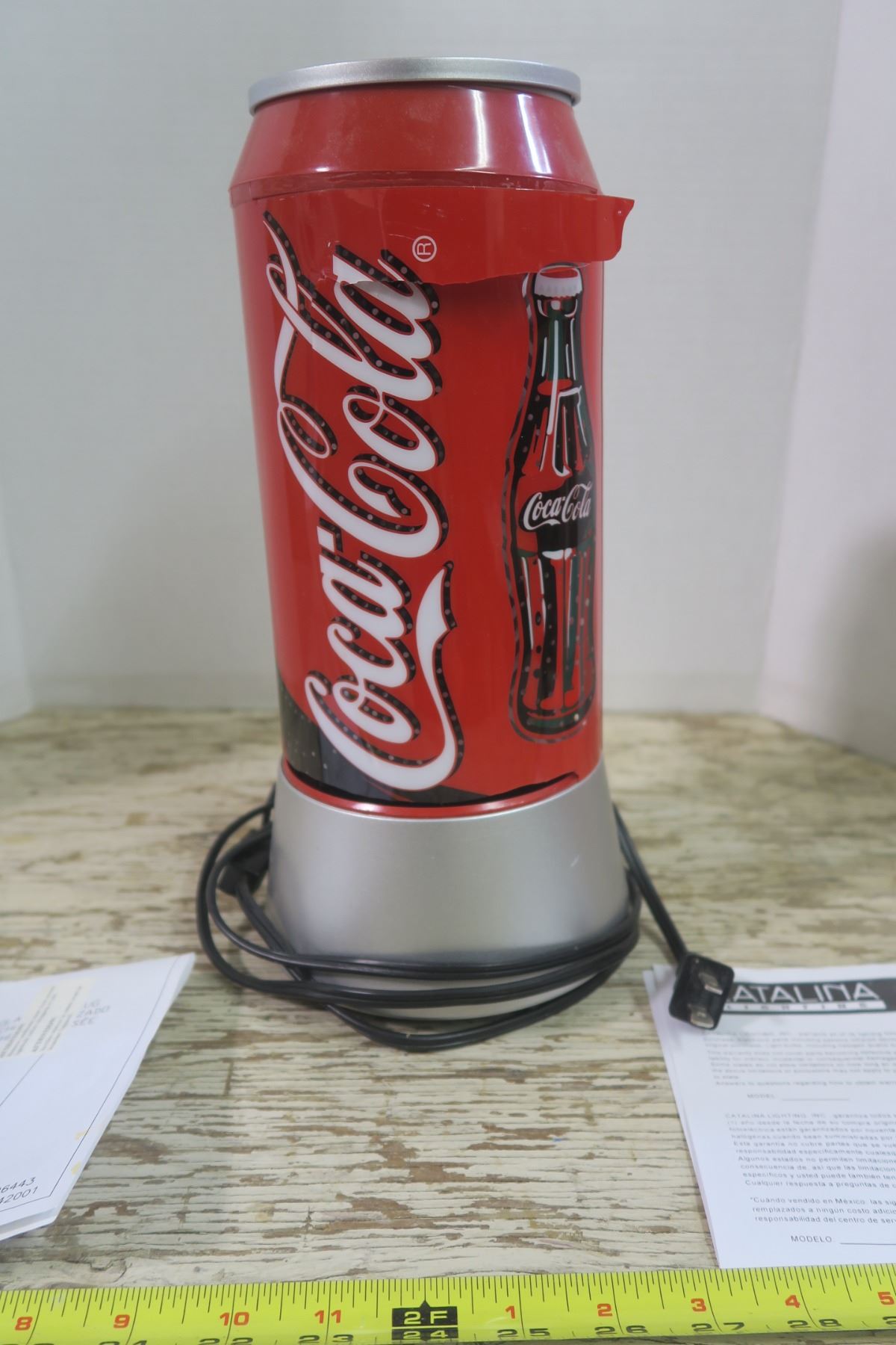 Coca-Cola Rotating Lamp