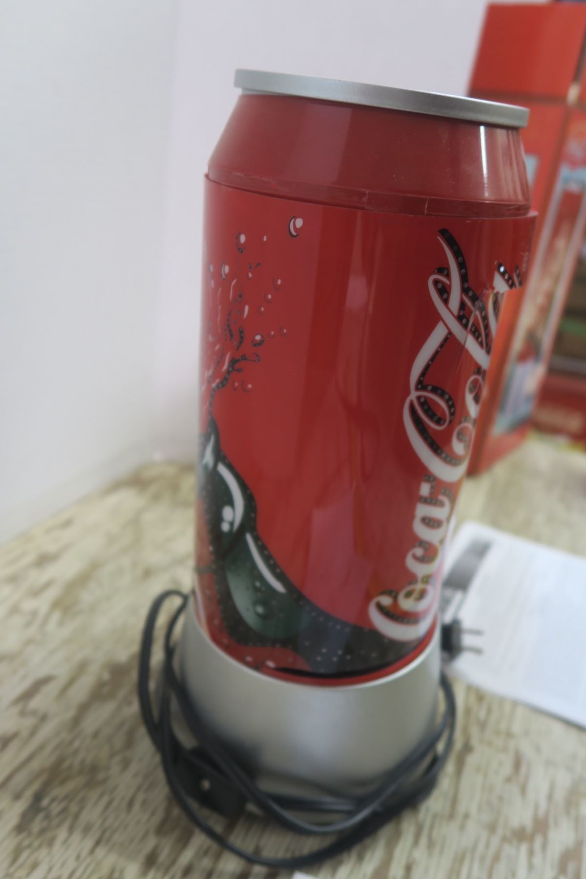 Coca-Cola Rotating Lamp