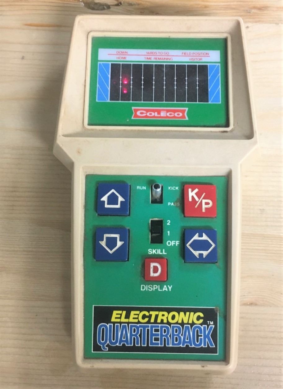 Vintage Coleco Football Game, turns on and works