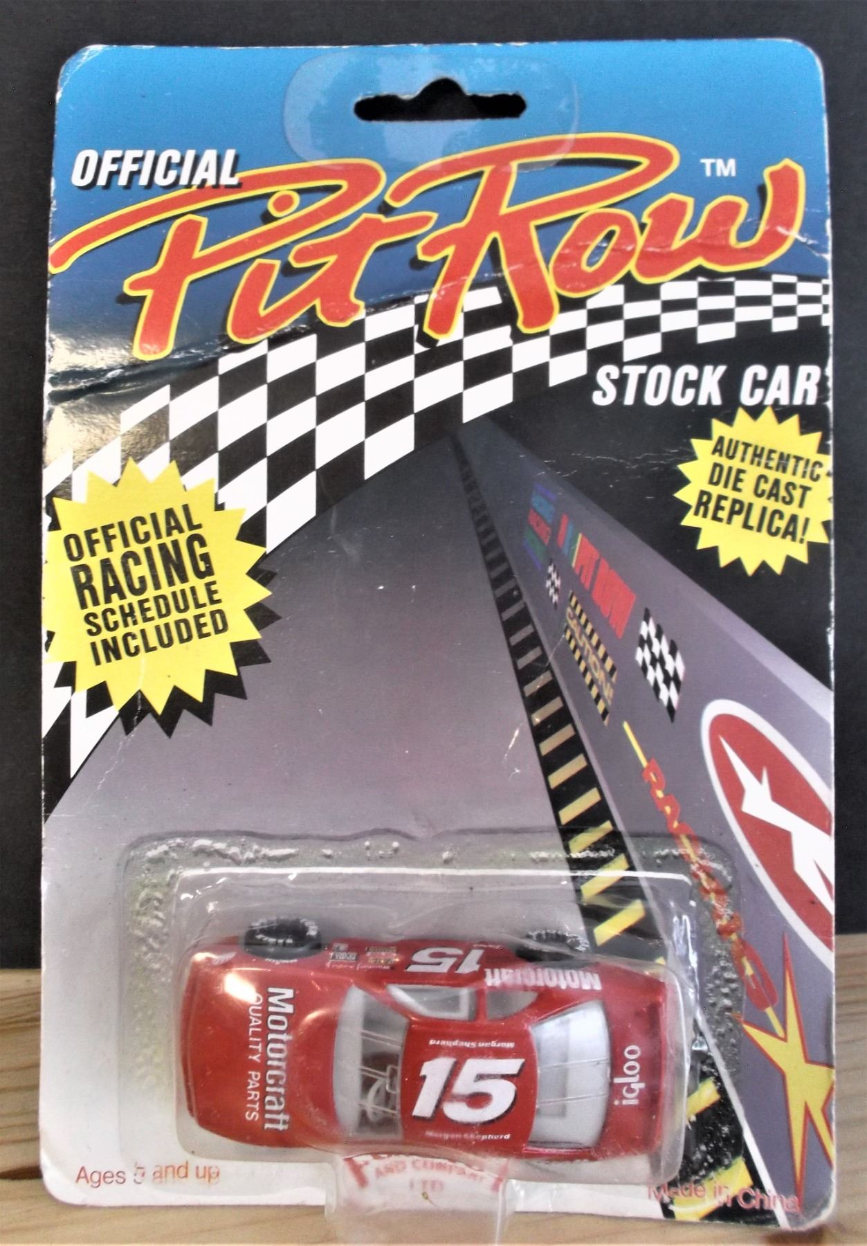 Official Pit Row Die Cast Stock Race Car # 15 - Original Package